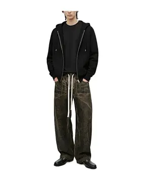 Rick Owens Jumbo Gimp Cotton Sweatshirt - Black
