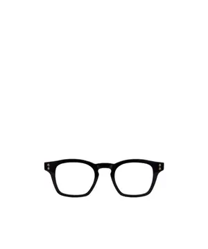 AKONI Geometric Full Rim Eyeglasses - Black