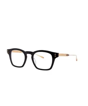 AKONI Geometric Full Rim Eyeglasses - Black