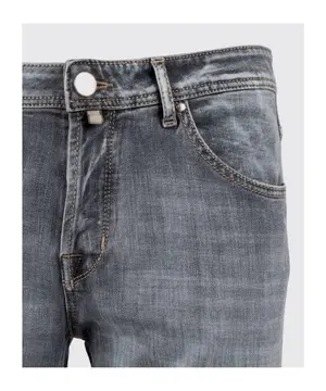 Jacob Cohen Logo Patch Denim Jeans - Black