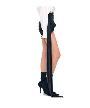 Norma Kamali Diana Skirt With Draped Detail