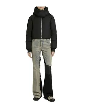 Rick Owens Cropped Down Bomber Jacket