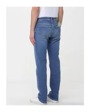 Jacob Cohen Five Pockets Slim Fit Trousers - Medium Blue
