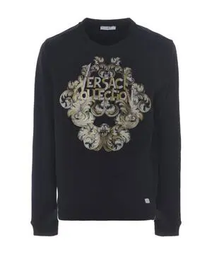 Versace Patterned Crewneck Pullover