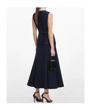 SELF-PORTRAIT Ruffled Midi Dress
