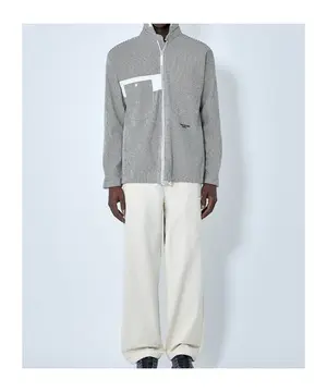 Stone Island Zip-front Striped Cotton Hooded Jacket