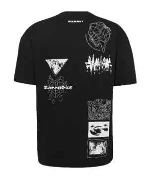 MAMMUT Base Relaxed T-shirt Glacier - Black