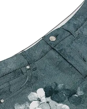 Sportmax Floral Print Jeans