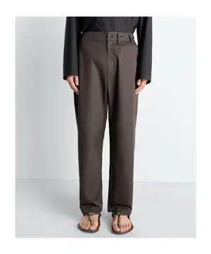 LEMAIRE Tapered Workwear Pants - Ristretto