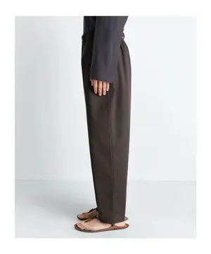 LEMAIRE Tapered Workwear Pants - Ristretto