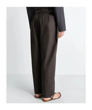 LEMAIRE Tapered Workwear Pants - Ristretto