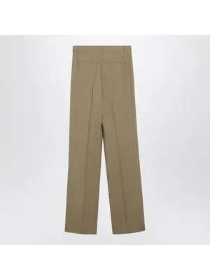 Max Mara Tailored Wide-leg Trousers With Belt Loops