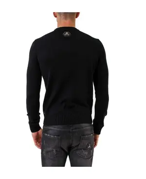 Philipp Plein Logo Skull Pullover