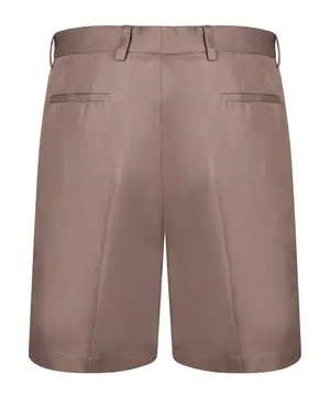 Zegna Tailored Pleated Shorts - Brown