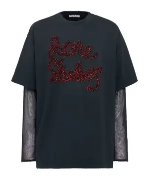 Acne Studios Edra Layered L/s Cotton T-shirt