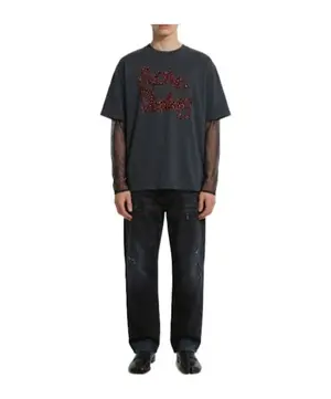 Acne Studios Edra Layered L/s Cotton T-shirt