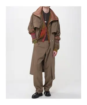 MAGLIANO Long Sleeve Tie Coat