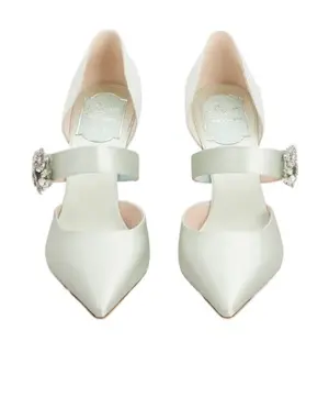 ROGER VIVIER Mary Jane Pumps With Crystal Buckle