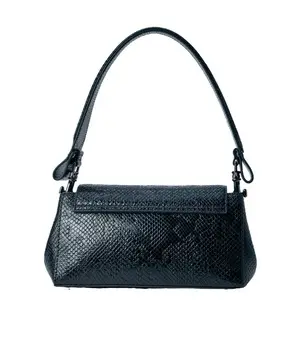 VIVIENNE WESTWOOD Hazel Medium Clutch Bag With Chain Strap - Black