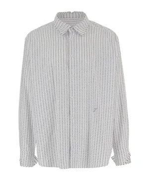 Jacquemus Letro Striped Long Sleeved Shirt - No