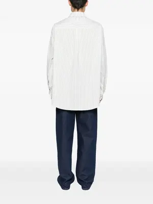 Jacquemus Letro Striped Long Sleeved Shirt