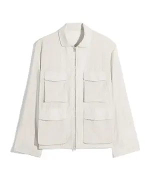 LEMAIRE Pocket Zip Jacket - Plaster