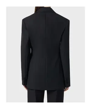 Blumarine Crystal Rose Single-breasted Blazer
