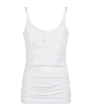 Jacquemus Jacquemus "Le Debardeur Clavela" Ribbed Tank Top White