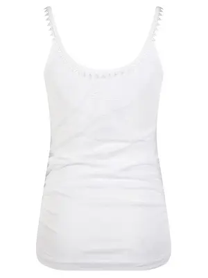 Jacquemus Le Debardeur Clavela" Ribbed Tank Top - White
