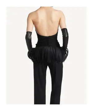 Balenciaga Draped Bustier Top