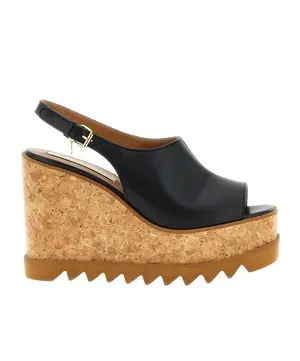 Stella McCartney Platform Heeled Sandals - Black