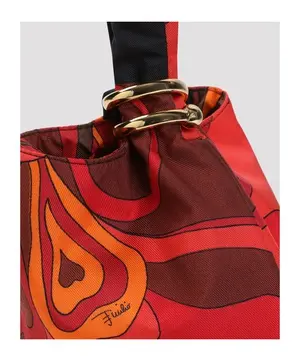 Emilio Pucci Printed Silk Twill Wristlet Bag