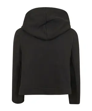 Dries Van Noten Double-breasted Hooded Jacket - Black