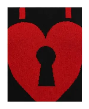 Moschino Long-sleeved Pullover With Heart Lock Motif