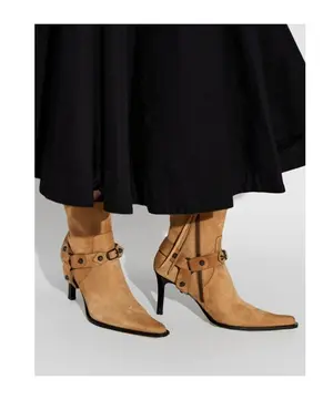 Balenciaga Heeled Pointed Toe Ankle Boots