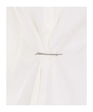 TWINSET Pierced Detail Shirt - White