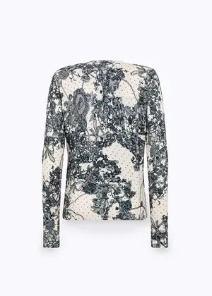 BLUGIRL Long-sleeved Knitted Cardigan And Sleeveless Top Set