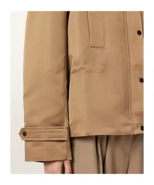 ALLSAINTS Luellah Stand Collar Jacket - Greige Brown