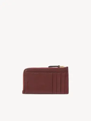 Chloé Locker-detail Strap Leather Wallet - Red