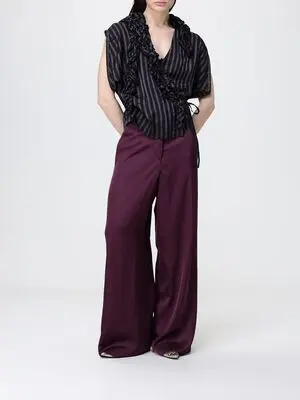 Dries Van Noten Striped Ruffled Top - No