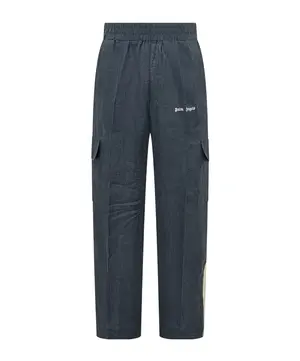 Palm Angels Logo Detailed Cargo Pants