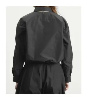 JIL SANDER Elasticated Hem Jacket - Black