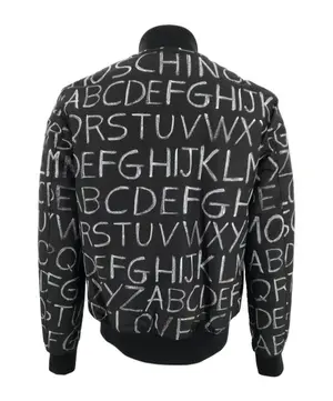 Moschino Long-sleeve Zip-up Printed Jacket