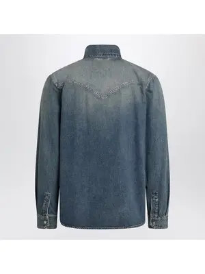 Versace Button-up Denim Shirt