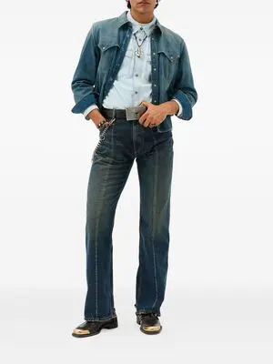 Versace Button-up Denim Shirt