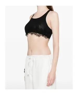 Ermanno Scervino Lace Cropped Top