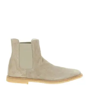 Men's Grained Leather Chelsea Boots