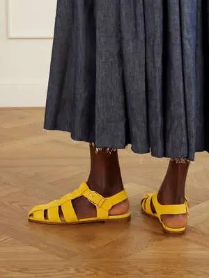 Gabriela Hearst Buckle Flat Sandals