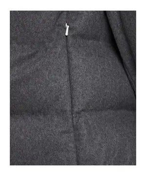 Brunello Cucinelli Wool Cashmere Down Jacket With Drawstring Hood