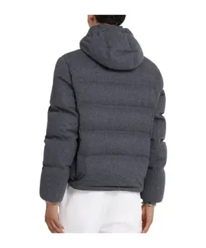 Brunello Cucinelli Wool Cashmere Down Jacket With Drawstring Hood